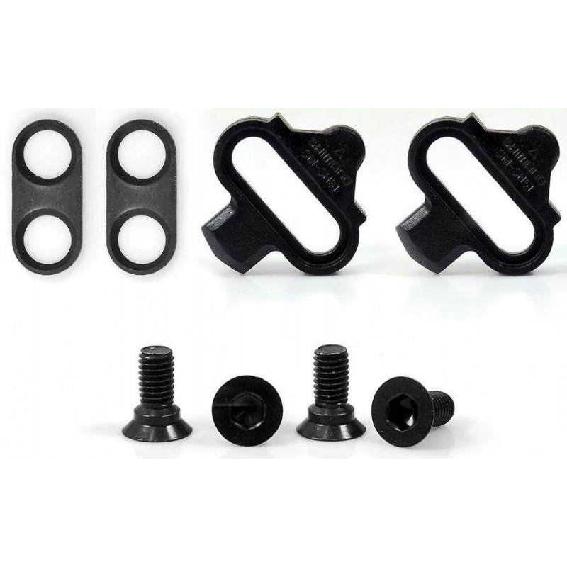 Pedały Shimano SPD PD-M 520 białe + bloki