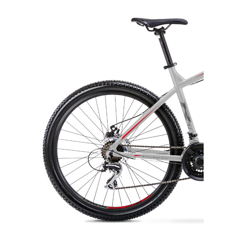 Romet Rambler R7.1 srebrny / czerwony / grafitowy 2022