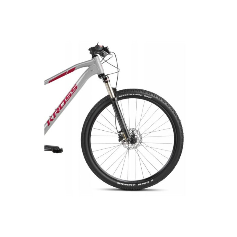 Kross Level 4.0 2024 Szary - Czerwony