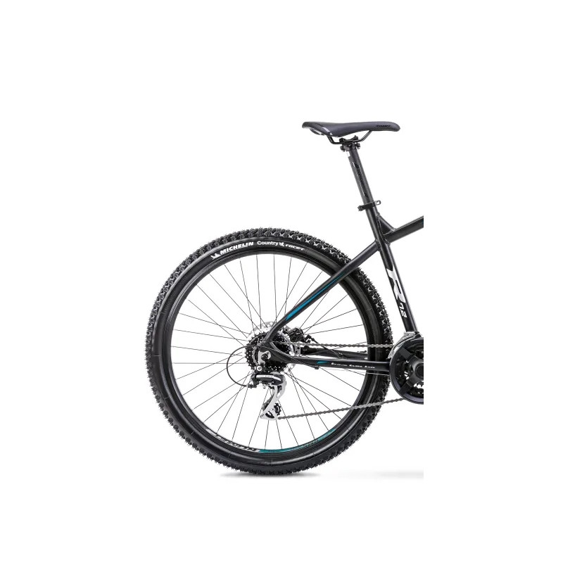 Romet Rambler R7.2 czarno turkusowy 2023