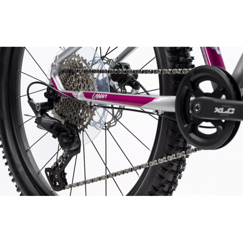 Rower górski GHOST Lanao 24 Full Party Mixed sid chrom / candy magenta ...