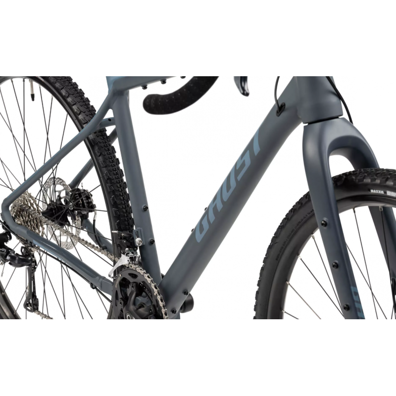 Rower gravel GHOST ASKET AL dark gray / shark blue matt 2025